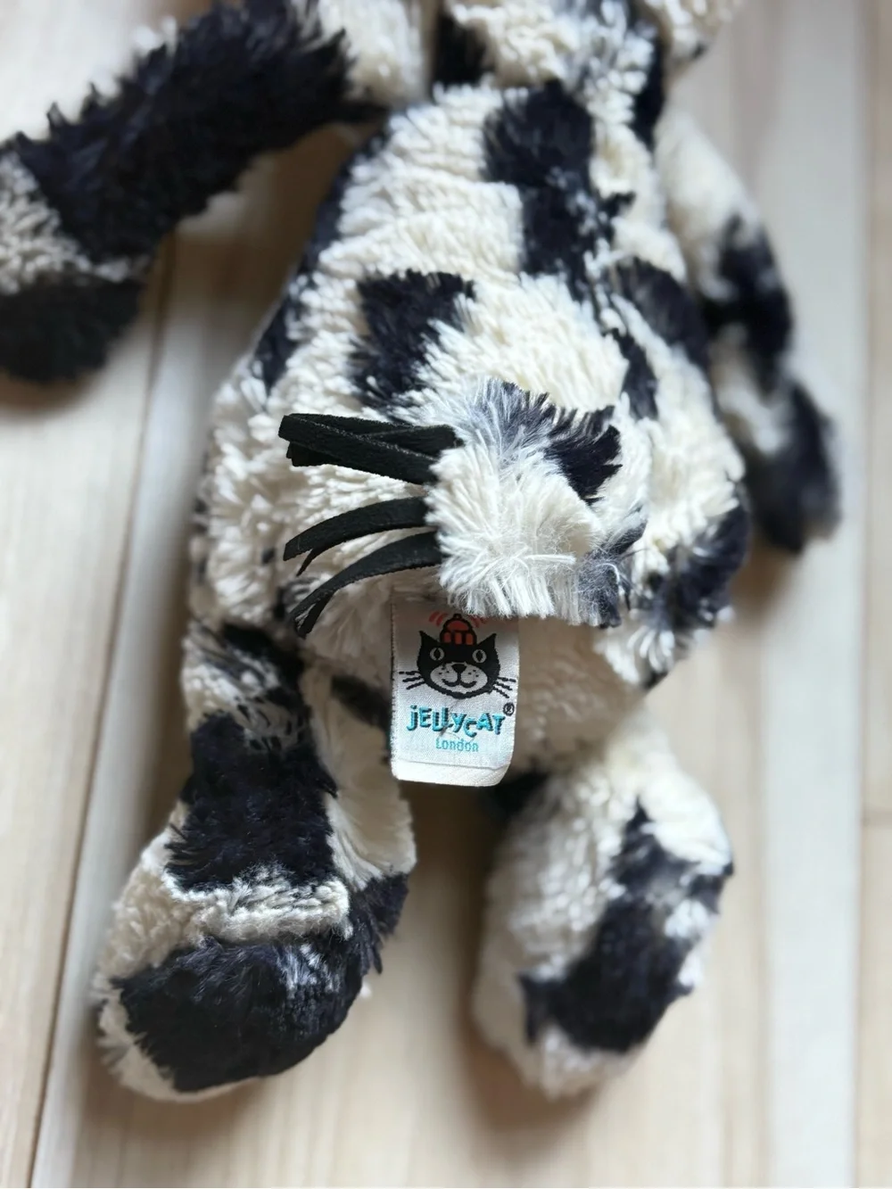 Jellycat | Toys | Retired Jellycat Cow Plush Stuffed Animal Black White ...